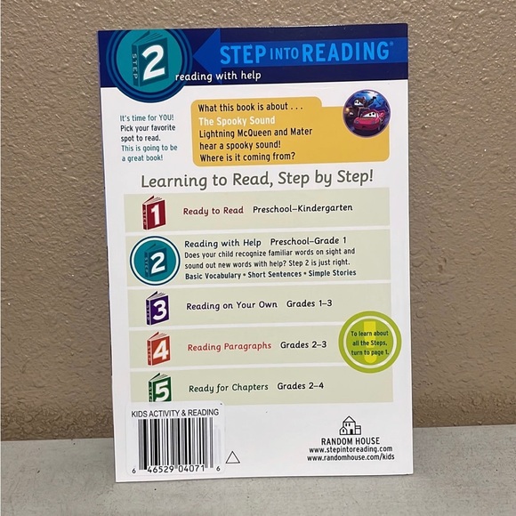 Disney | Toys | The Spooky Sound Disney Pixar Cars Book Step Into Reading Step 2 | Poshmark